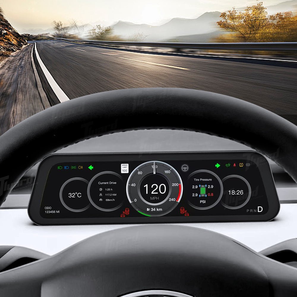 T9 Pro 9.6-inch Gen 2 CarPlay Head-Up Touch Display Instrument Cluster ...